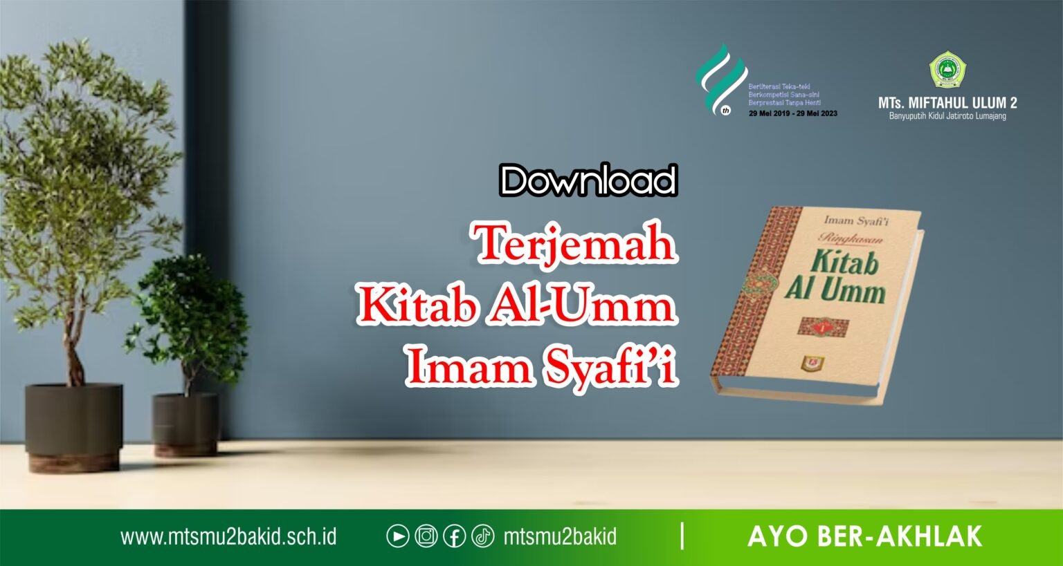 Dowload Kitab Al-Umm Karya Imam Syafi’i - MTs. Miftahul Ulum 2