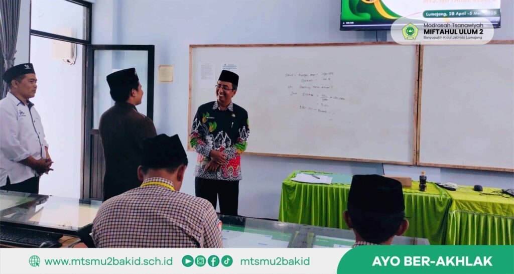 Monitoring UMBK di MTs. Miftahul Ulum 2 oleh Pengawas Madrasah | MTs ...